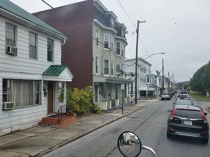 Residential streets where porches still serve their original purpose: watching the world go by with neighbors.