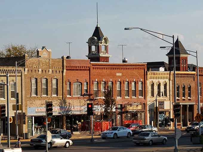 That clock tower rises above downtown like a friendly reminder that retirement means living on your own schedule.