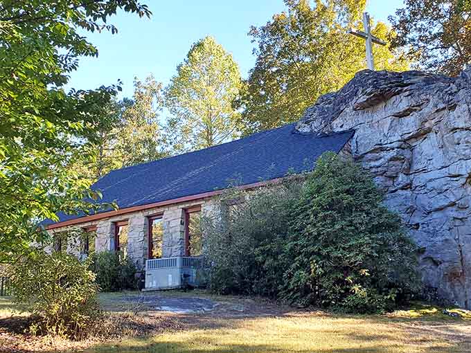 When a massive boulder becomes part of your front porch, you know you've found somewhere truly special.
