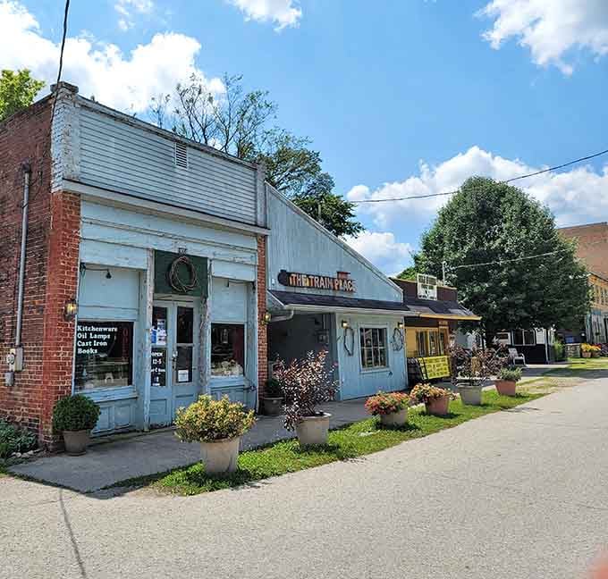 Weathered storefronts and flower pots prove that character beats perfection every single time, my friends.