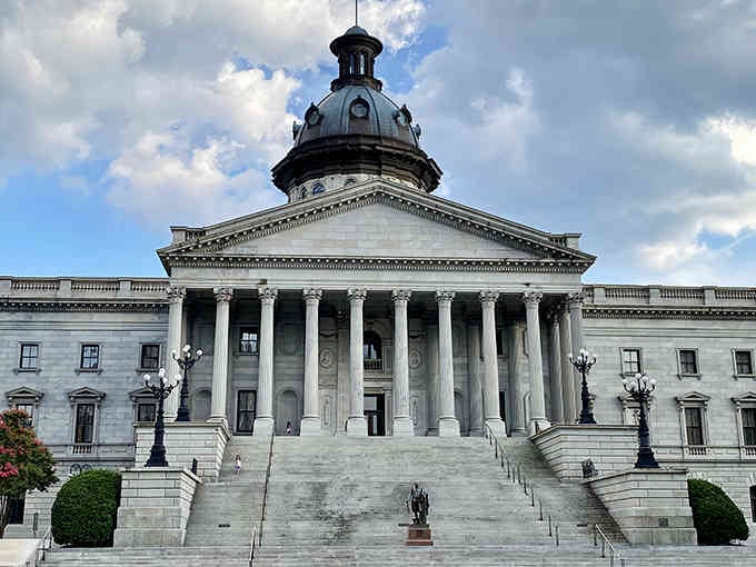 Those grand columns and soaring dome remind you that democracy requires buildings worthy of the ideals they represent.