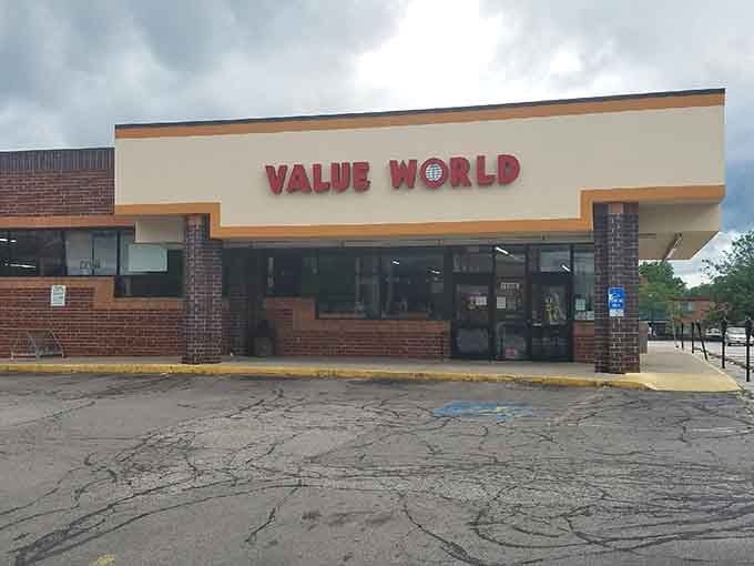 The retro-style lettering and cheerful orange trim give off serious nostalgic vibes from the good old days.