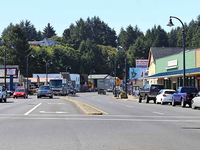 Wide streets and colorful storefronts welcome visitors to explore at their own pace, no GPS required here.
