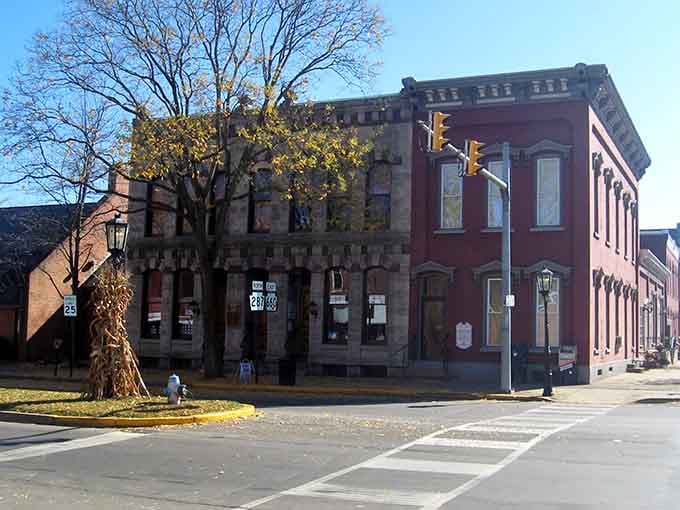 This solid brick corner building has weathered more seasons than most of us have celebrated birthdays combined.