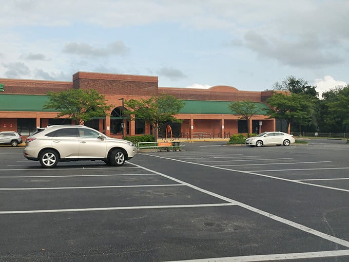 Suburban shopping centers offer everything you need without the chaos, just peaceful parking and friendly neighbors everywhere.