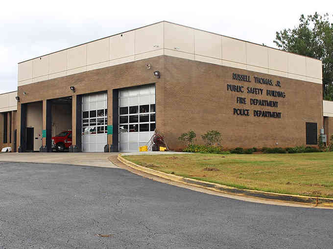 Small-town public safety buildings where everyone still knows the officers' names and their kids' names too.