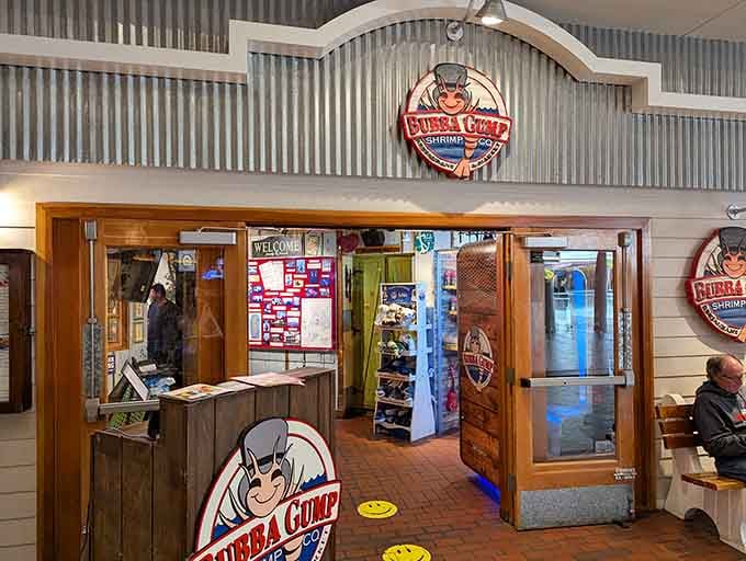 Step through those rustic wooden doors into a world where shrimp comes prepared every way Bubba ever imagined.