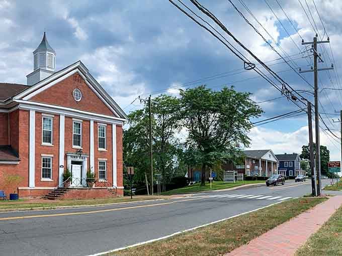 This charming historic Town Hall stands proudly as a welcoming landmark in the heart of beautiful, scenic Cheshire, Connecticut today.