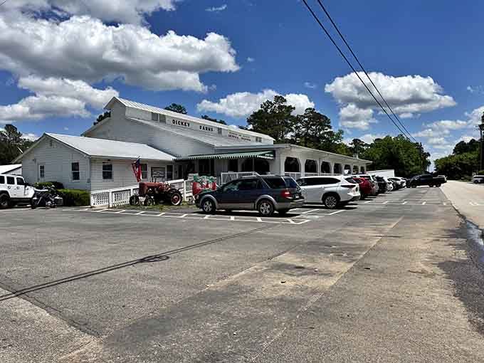 That packed parking lot tells you everything: when locals know quality, they show up in droves.