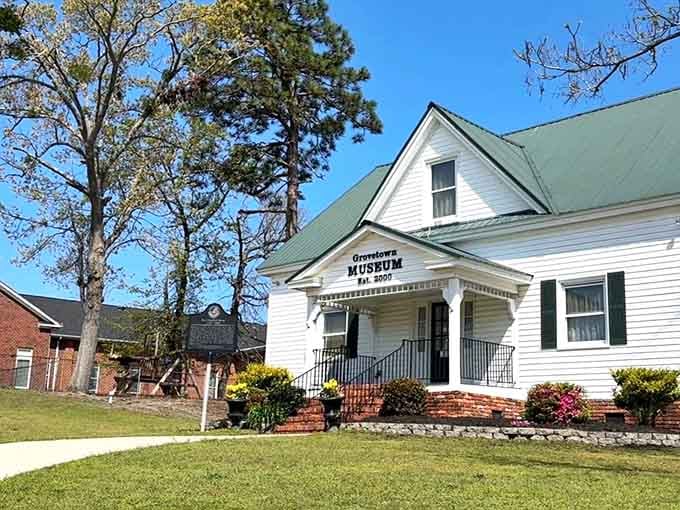 The white clapboard museum sits pretty as a picture, preserving local history with the care it truly deserves.