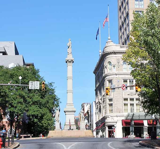 That towering monument commands attention like a lighthouse guiding travelers through centuries of American stories and struggles triumphantly.