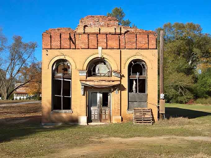Those arched windows once framed bustling community life, now they frame memories and possibilities.