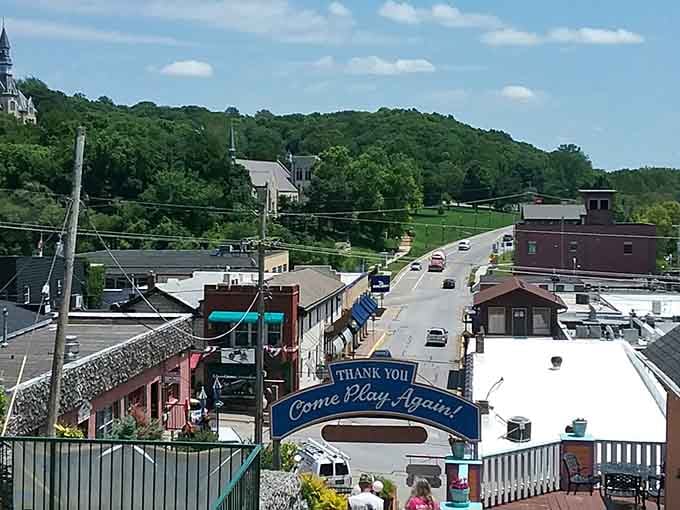 That "Come Play Again" sign isn't just being polite&mdash;this charming main street genuinely earns your return visit.