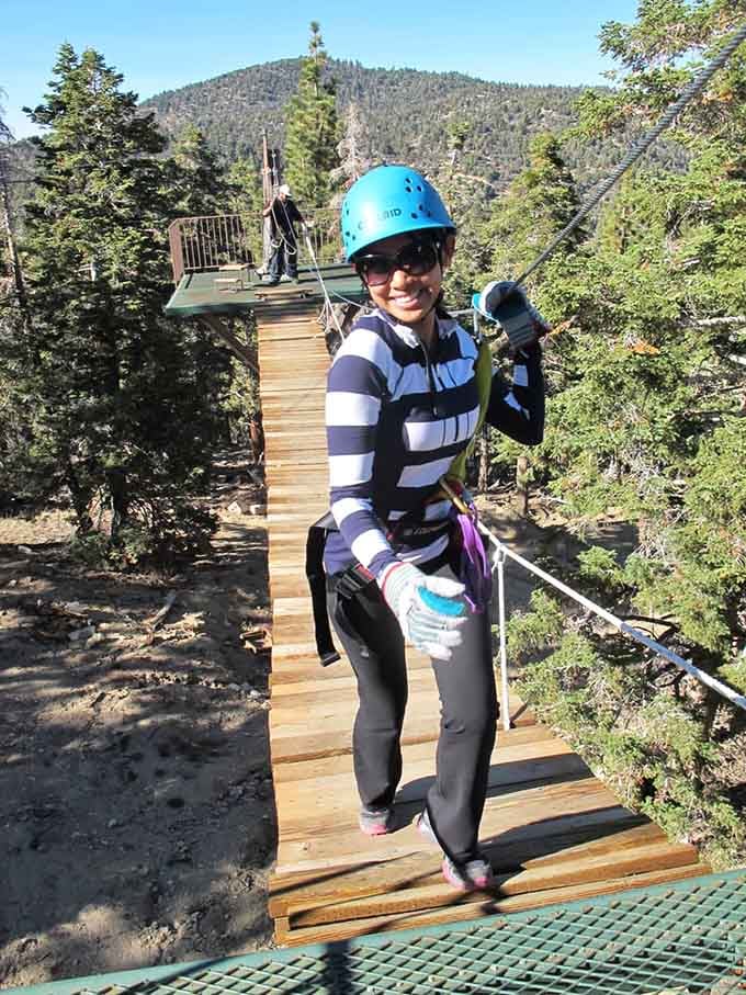 Pure joy at tree-level, where the air is fresher and your worries feel wonderfully distant below.