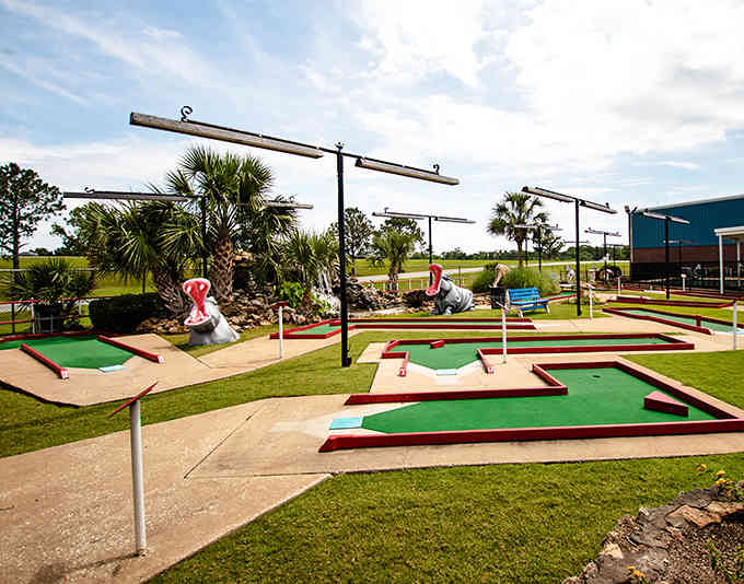 Mini golf under Georgia sunshine beats sitting inside watching game shows any day of the week.