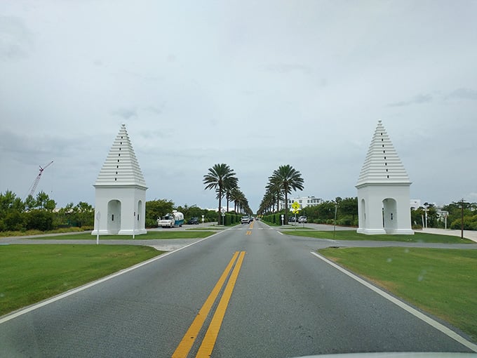 Driving through those distinctive white towers marks the moment your vacation officially begins, stress officially ends.