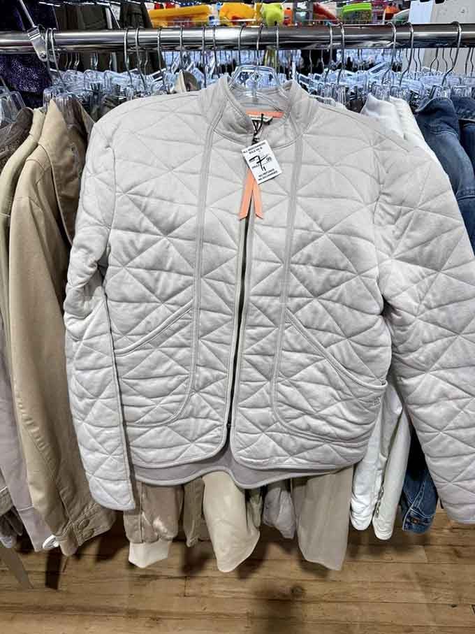 This quilted jacket is proof that staying warm doesn't require emptying your wallet or sacrificing style points.