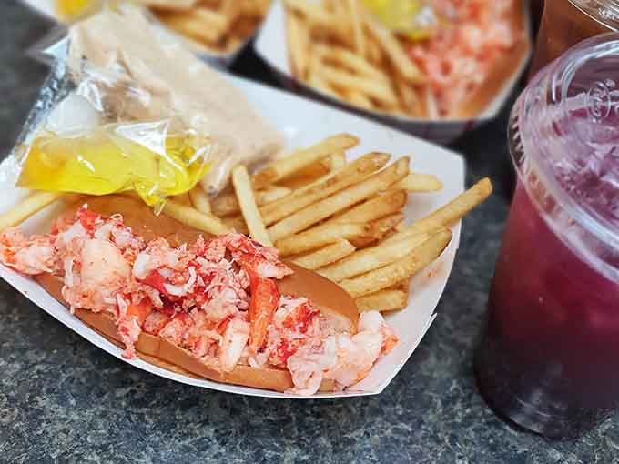 Multiple lobster rolls mean you can try different styles, or just admit you're having two because life's short.