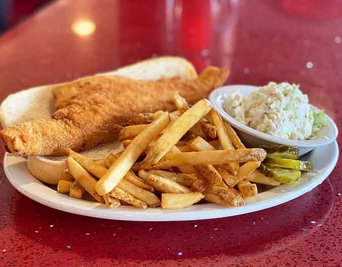 Golden, crispy, and served with all the fixings&mdash;this fish fry could make a landlubber weep with joy.