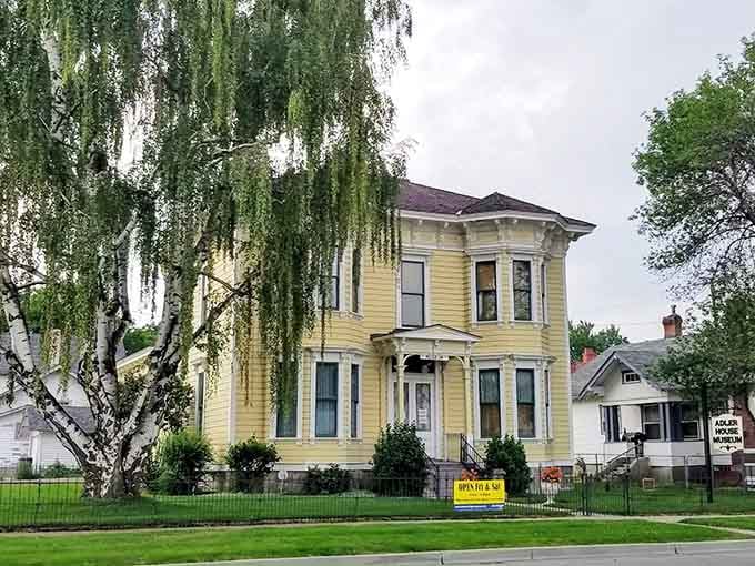 The Leo Adler House Museum showcases Victorian elegance in butter yellow, proving Baker City's architectural pedigree runs deep.