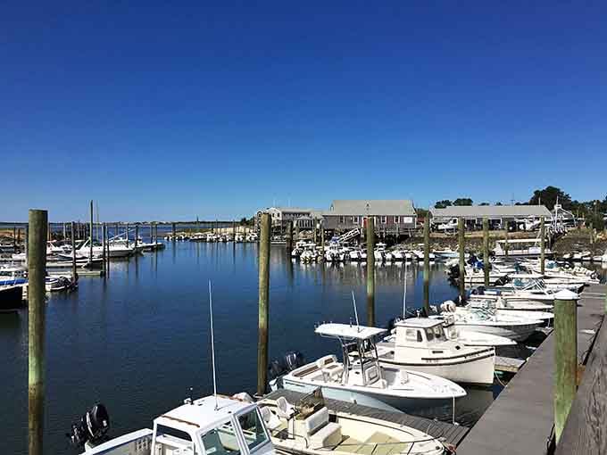 A harbor so picturesque it makes you wonder why you ever thought landlocked living was acceptable.
