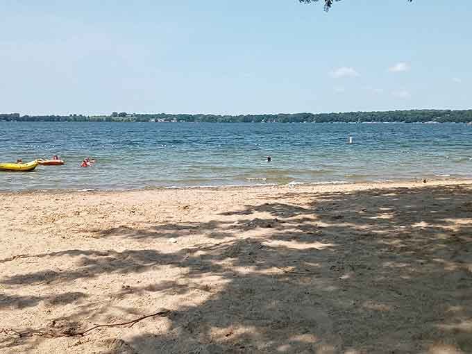 Crystal-clear swimming zones invite you to dive in and remember what carefree summer afternoons feel like again.