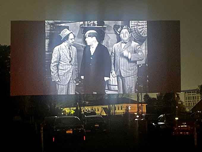 Classic cinema on a screen so big, even silent films feel like they're shouting with joy and wonder.