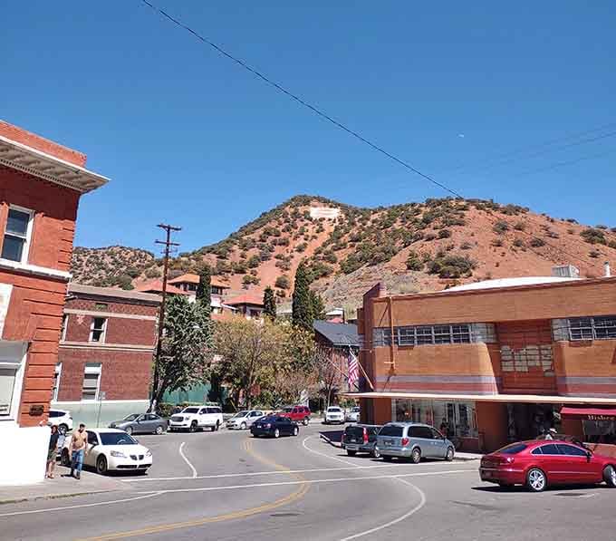 The streets wind upward like they're trying to reach the clouds, making every walk an adventure.