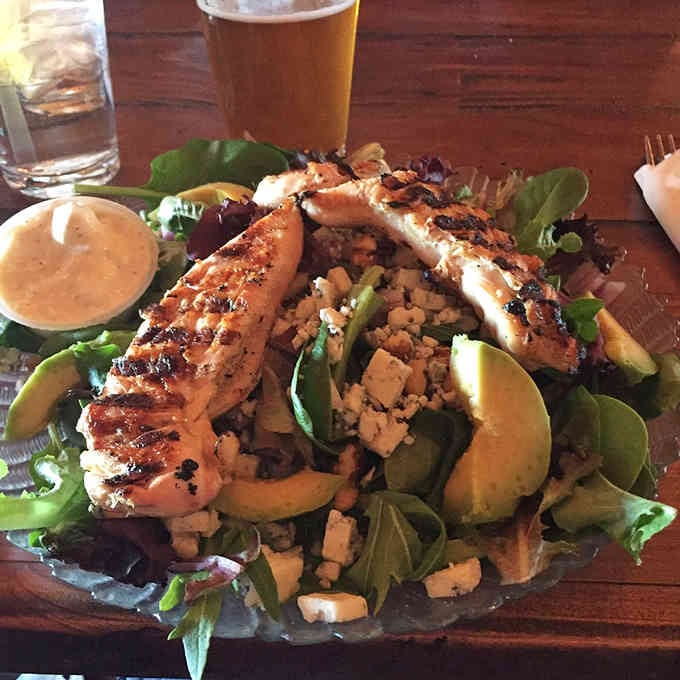 Fresh greens topped with perfectly grilled chicken and avocado make healthy eating feel like an absolute treat.