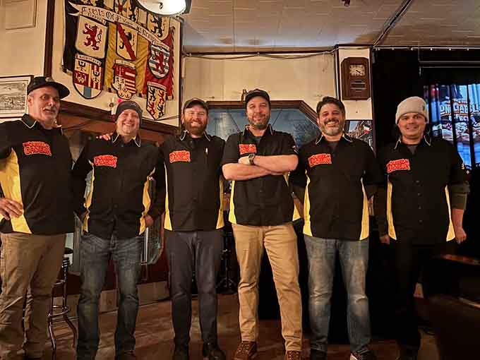 These folks take their feather bowling seriously, proving that some traditions are too good to let fade into history books.