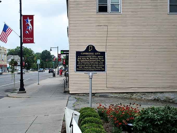 That historical marker tells tales of travelers who passed through when horsepower meant actual horses, not engines.