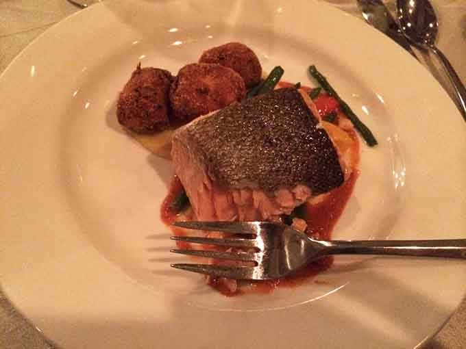 Salmon with crispy skin that shatters like the best potato chip you've ever tasted, only infinitely better.