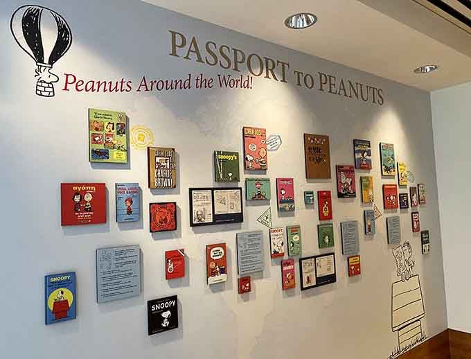 Peanuts conquered the globe, translated into dozens of languages, proving good storytelling transcends all borders beautifully.