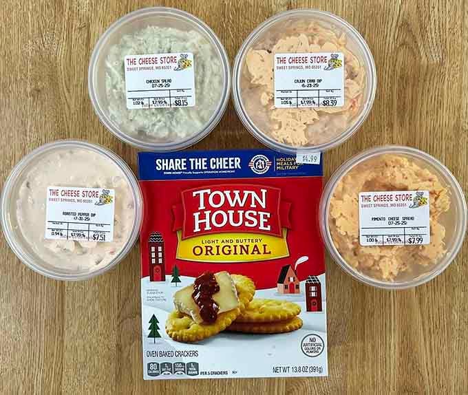 House-made spreads paired with crackers turn simple snacking into an event your guests will remember fondly.