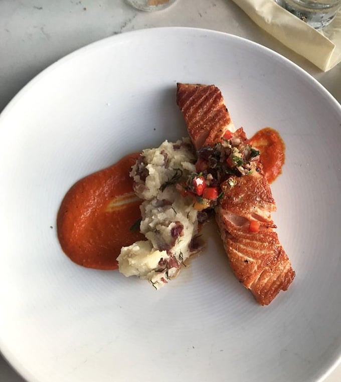 Scottish salmon prepared with the kind of attention that makes every bite feel like a small celebration.