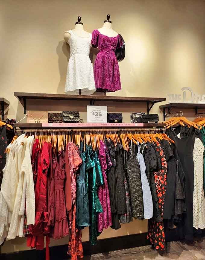 Those mannequins are dressed better than most people at fancy restaurants, and the prices won't require reservations.