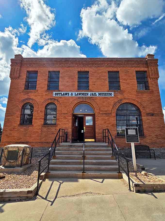 The old jail museum reminds you that frontier justice was swift, uncomfortable, and definitely didn't include cable television.