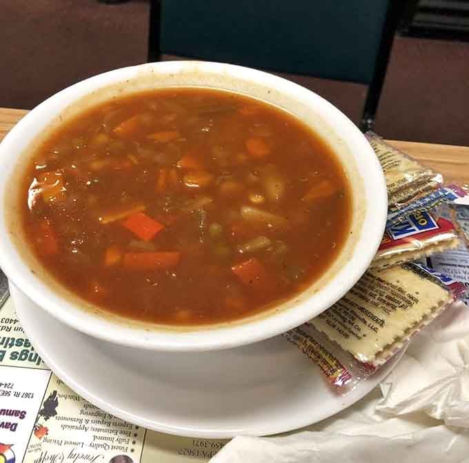 Homemade vegetable soup that warms you from the inside out, just like soup is supposed to do.