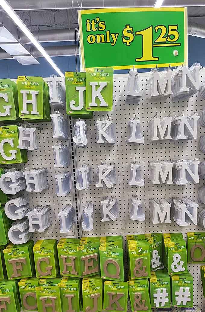 Decorative letters for every DIY project you've been planning since you saw that Pinterest board last year.