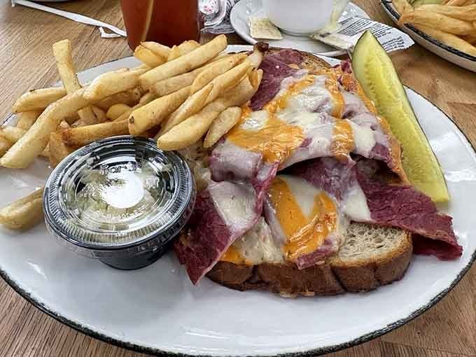 This Irish Reuben sandwich is piled higher than your expectations, and somehow it still manages to exceed them completely.