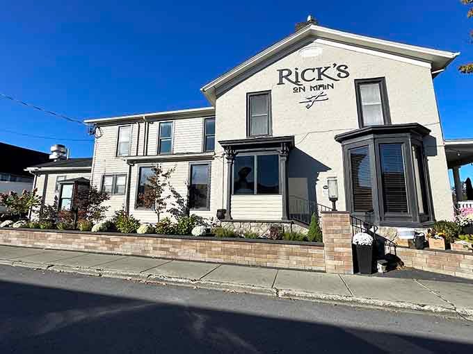 Rick's on Main occupies a Victorian beauty that makes every meal feel like a special occasion.