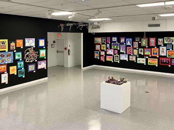 The Longwood Center for the Visual Arts showcases local creativity in galleries that rival big-city museum spaces.