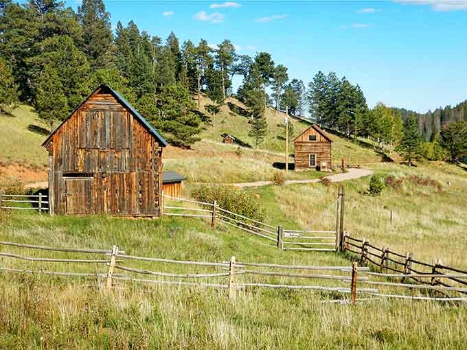 Weathered barns and split-rail fences tell tales of settlers who chose beauty over easy living.