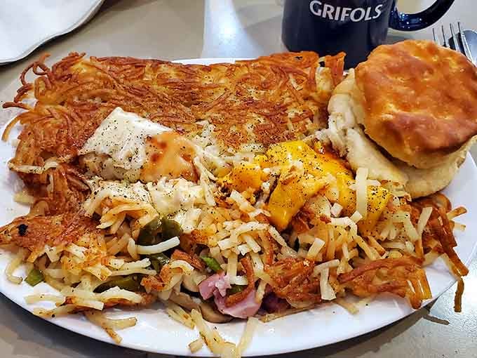 Hash browns so golden and crispy, they're basically the edible version of winning the lottery at breakfast time.