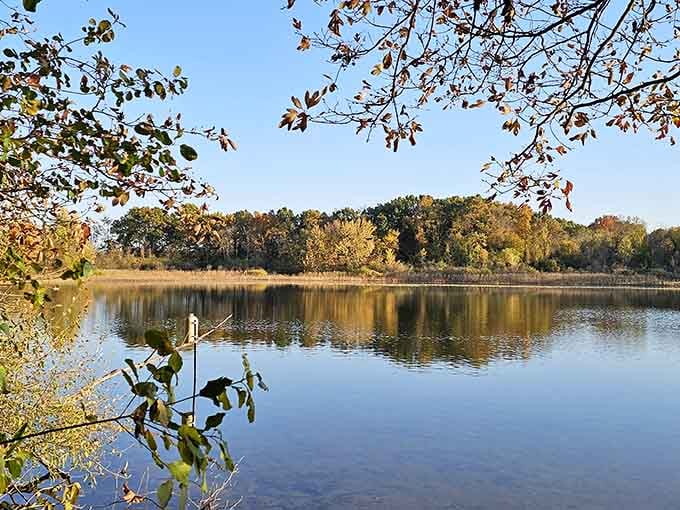 Reflections on the lake so perfect, you'll question which way is up&mdash;in the best possible way.