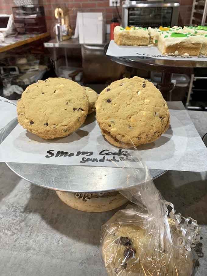 Cookie sandwiches thick enough to require strategic planning and possibly a structural engineer before that first glorious bite.