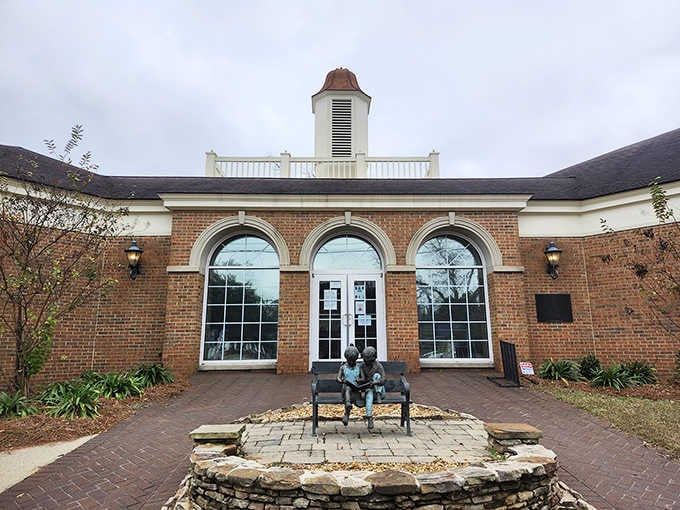 The old library building stands as a testament to communities that valued knowledge and architectural dignity equally.