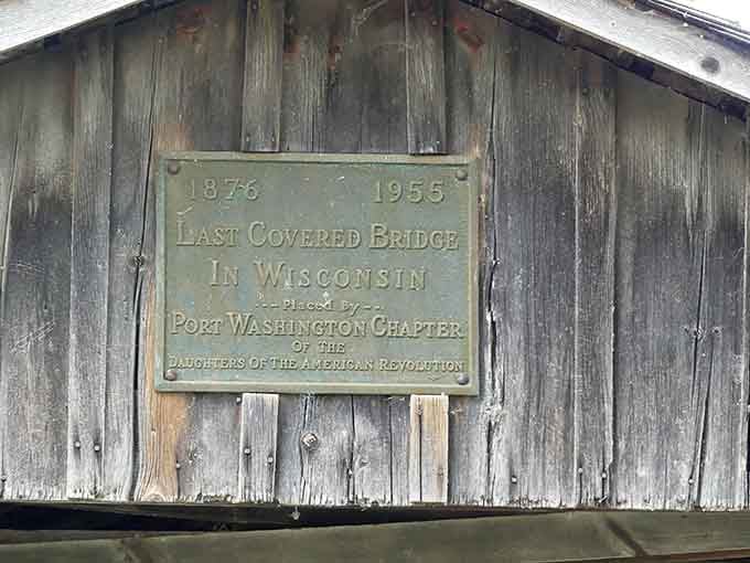 The historical plaque tells the story, but standing here tells it better than any bronze marker ever could.