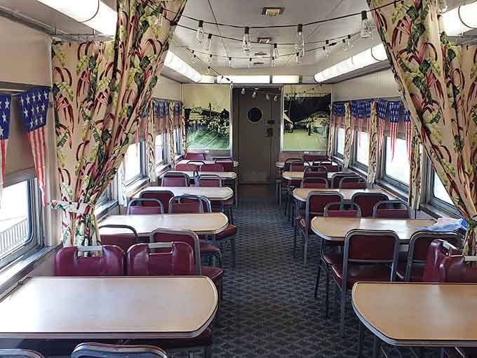 This vintage dining car shows how civilized train travel used to be, back when meals weren't microwaved sadness.