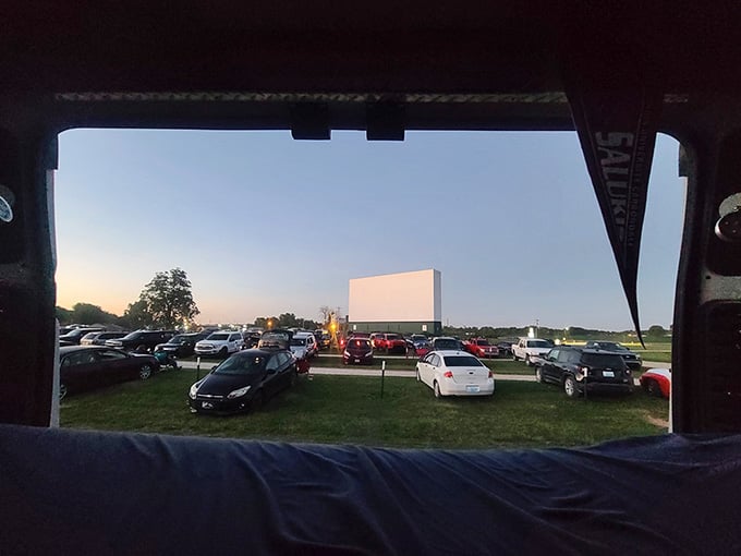 Your view from the trunk beats any stadium seating, especially when the stars provide the ceiling.